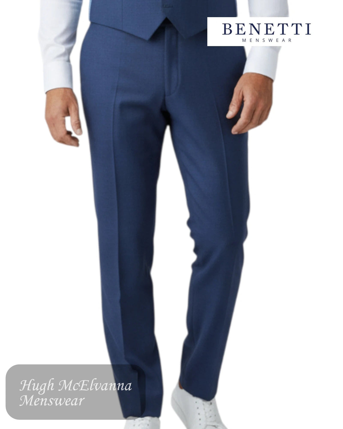 Benetti MARCO Indigo Suit Trousers– Hugh McElvanna Menswear